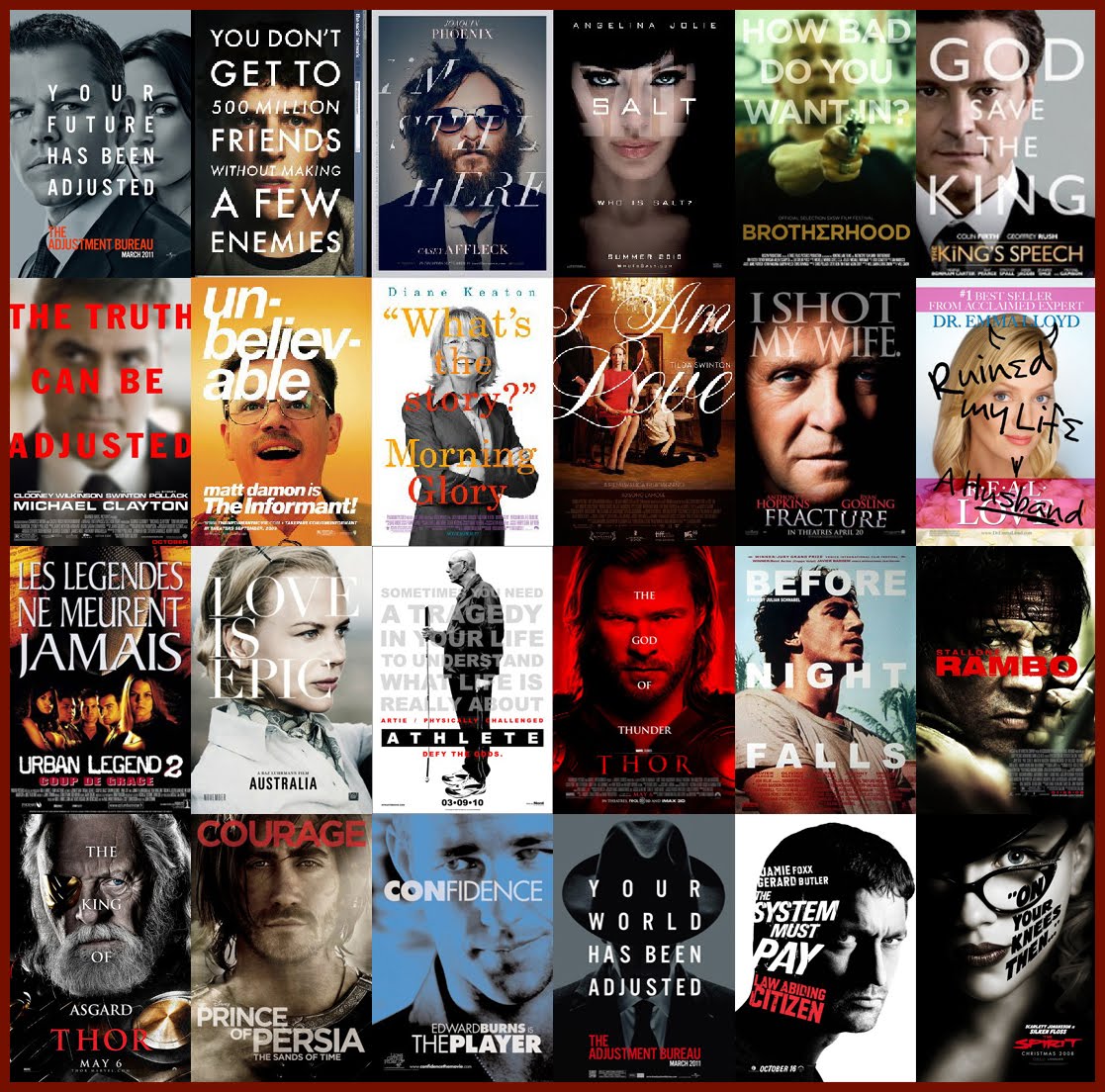 Clichés en los carteles de cine. – edgargonzalez.com